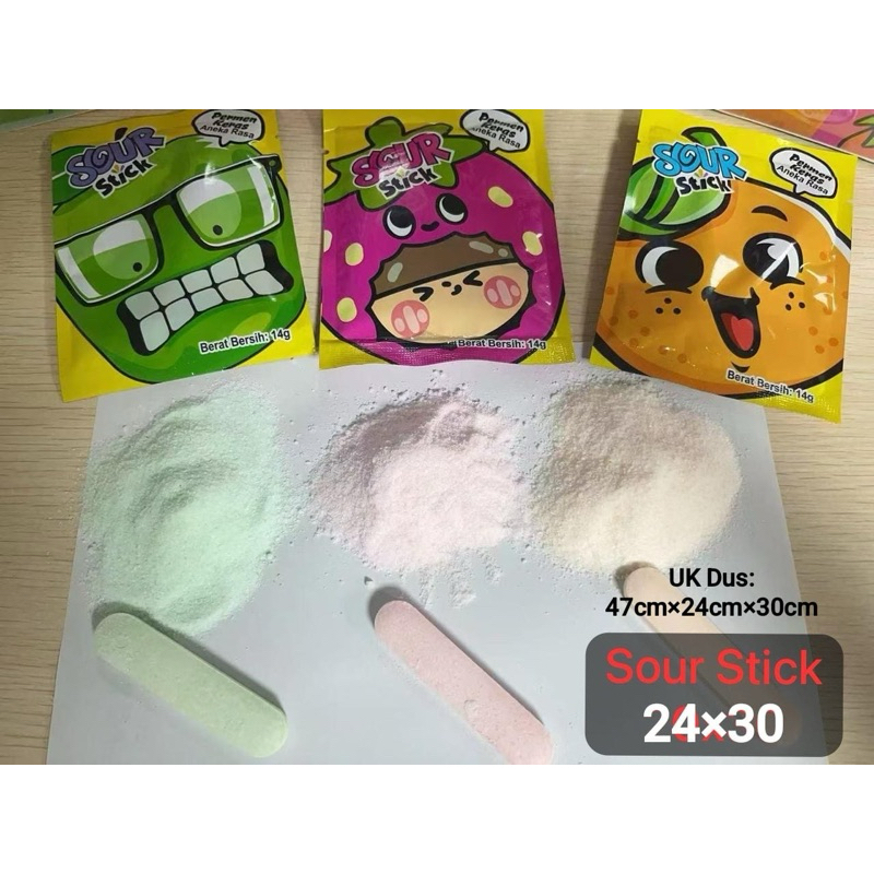 Jual Permen Sour Stick Isi 30pcs | Shopee Indonesia