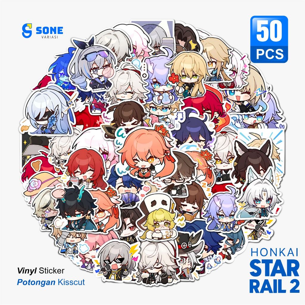 Jual Stiker Honkai Star Rail 2 Aesthetic Paper Vinyl Anti Air Aksesoris ...