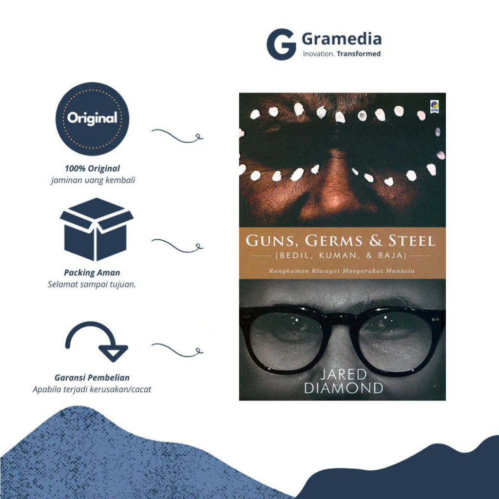 Jual GUNS. GERMS & STEEL (NEW) | Shopee Indonesia