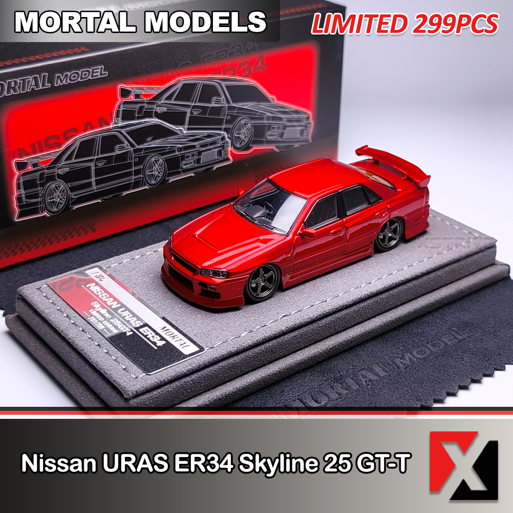 Jual MORTAL x BOOM Coffee 1:64 Nissan URAS ER34 Skyline 25GT-T ...