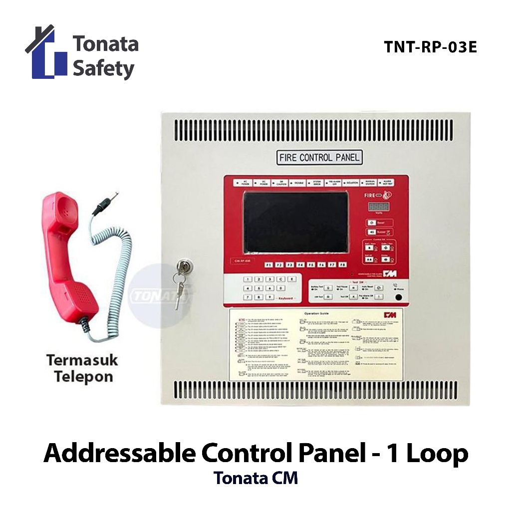 Jual Tonata Fire Alarm Control Panel Full Addressable CM MCFA | Shopee ...