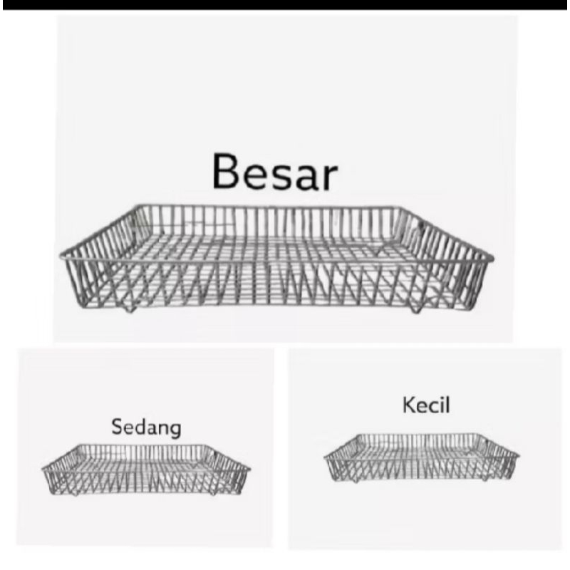 Jual saringan peniris minyak /keranjang peniris minyak gorengan ...