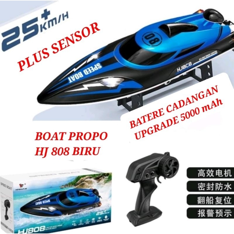 Jual RC BOAT PROPO HJ 808 2,4GHZ KAPAL PERAHU MAINAN REMOTE CONTROL ...