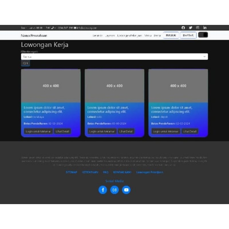 Jual Source Code Aplikasi Web Perusahaan II Laravel | Shopee Indonesia