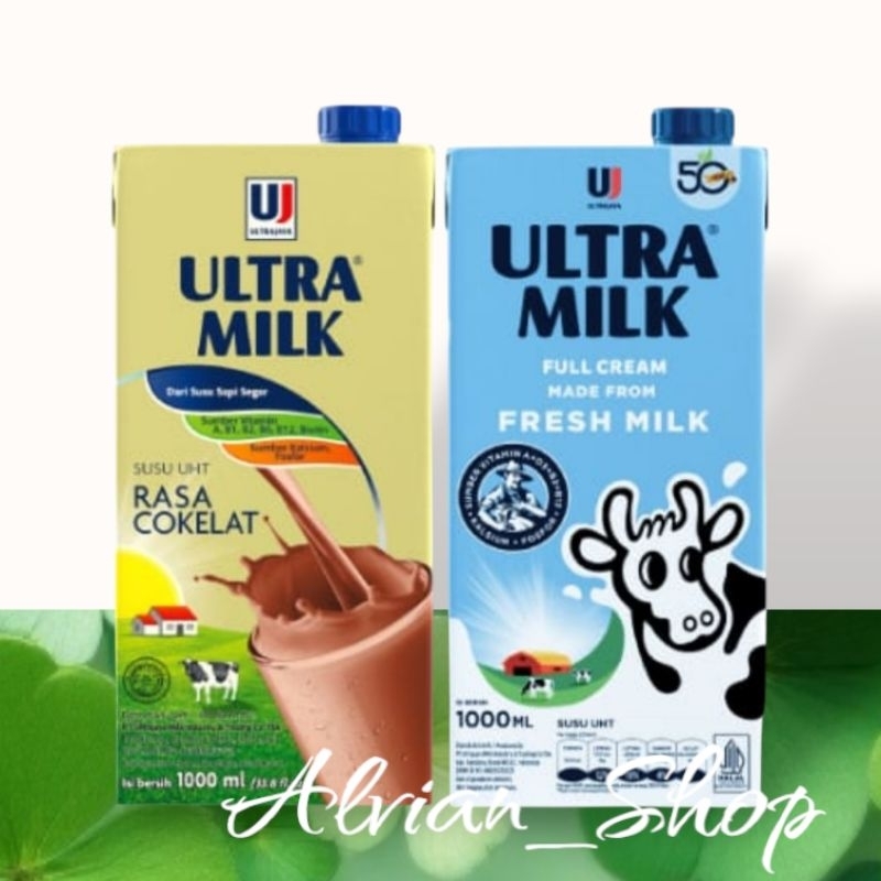 Jual ULTRA MILK UHT 1 LITER | Shopee Indonesia