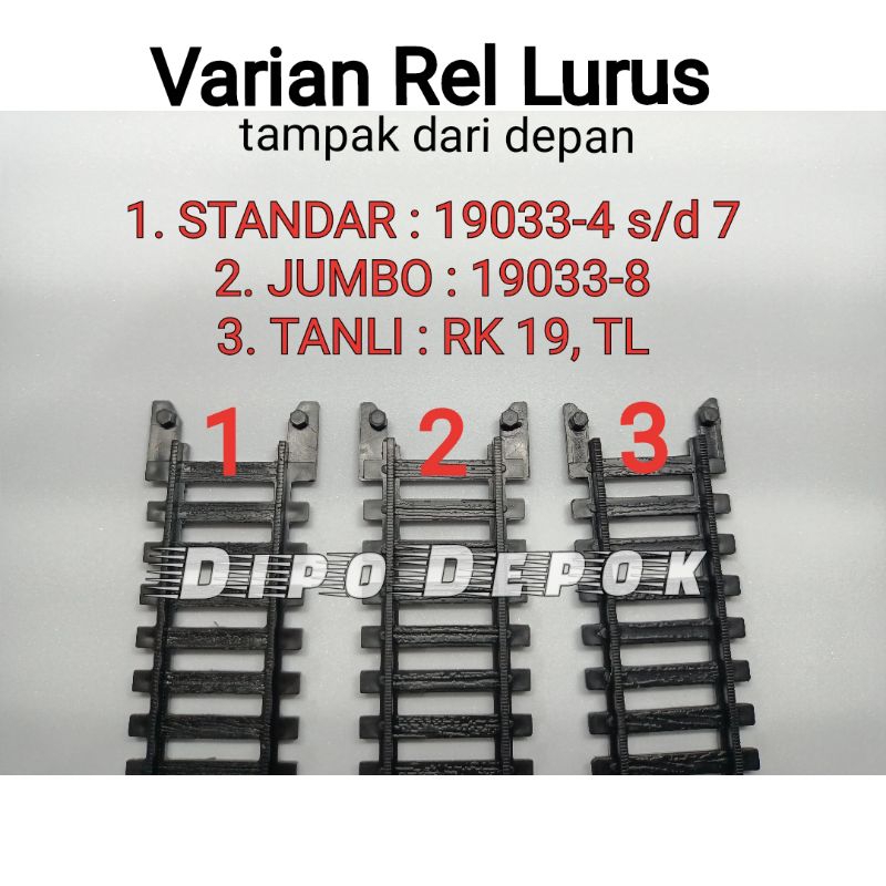Jual Rel Lurus Ori Rail King Mainan Miniatur Kereta Api Skala 87 ...
