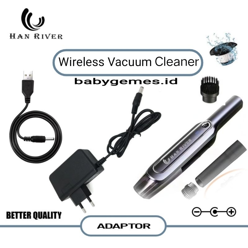 Jual Kabel Handheld Vacuum Cordless Han river, Portable Mini Vacuum ...