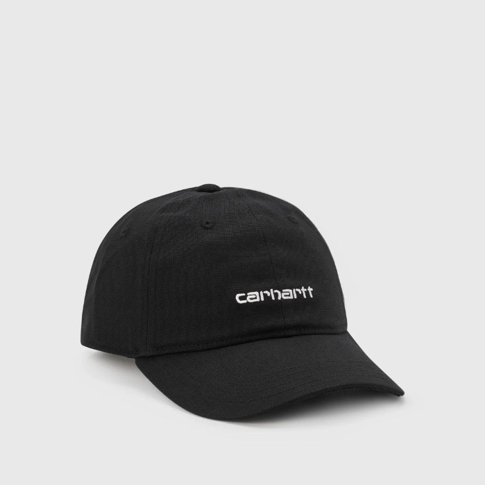 Jual Carhartt WIP Script Cap Black & White Original (100% Authentic) | Shopee Indonesia