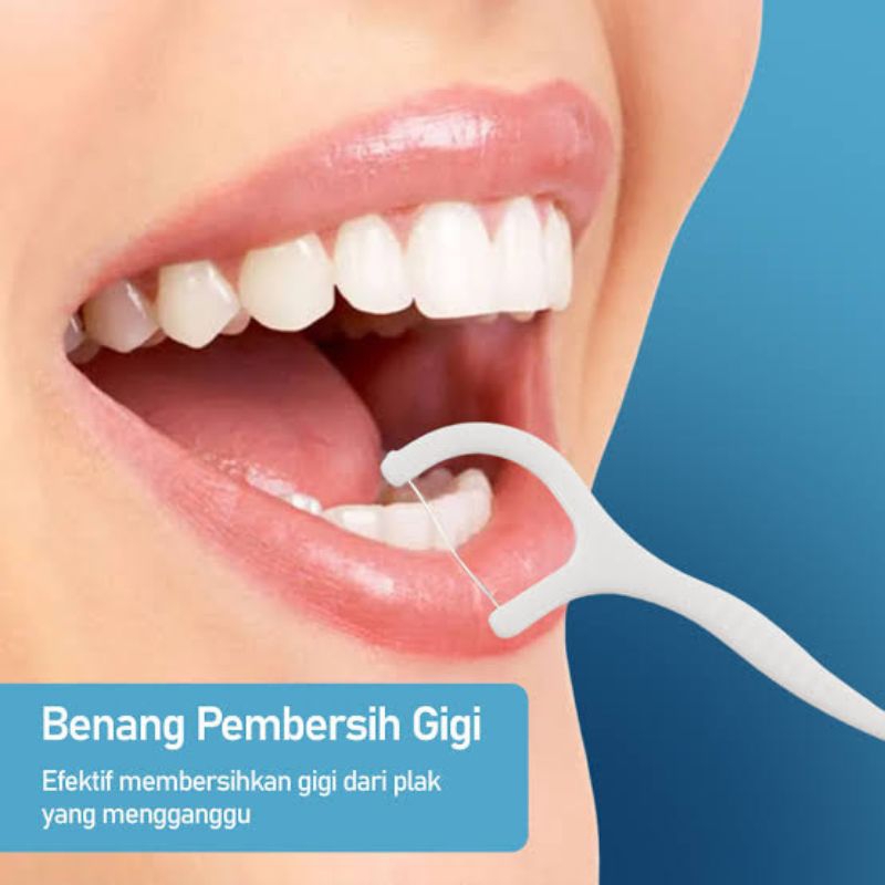 Jual Benang Tusuk Gigi Dental Floss 1 Kotak Isi 50 Pcs Benang Gigi | Shopee Indonesia