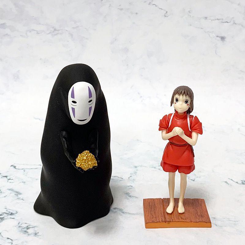 Jual figure spirited away kaonashi no face & chihiro ogino | Shopee ...