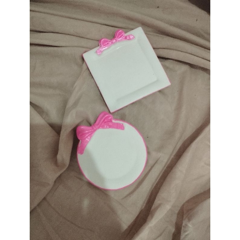 Jual tray mini pita kotak bulat kecil isi 2 mini tray | Shopee Indonesia