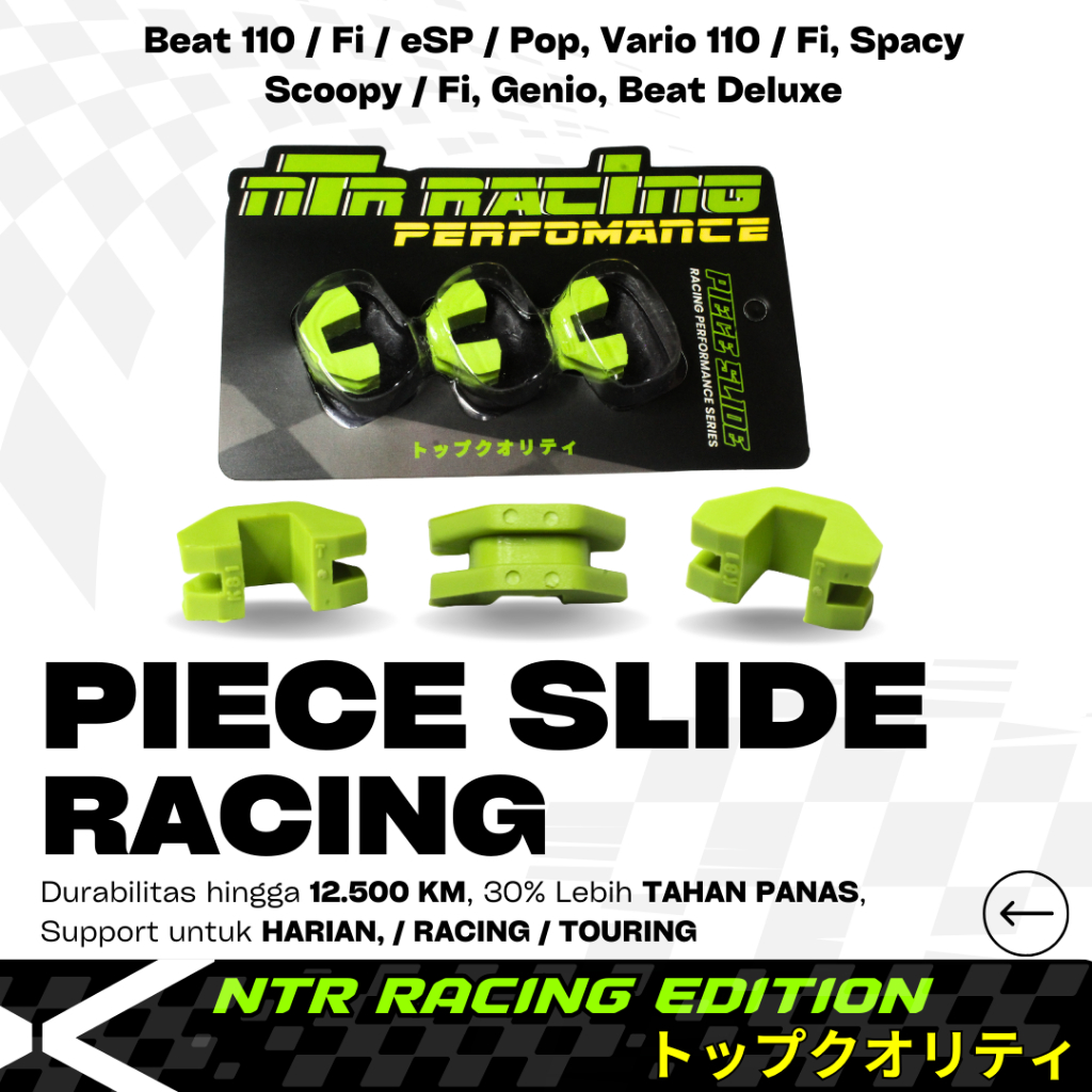 Jual NTR Racing Piece Slide slider Beat fi pop esp vario 110 fi spacy ...