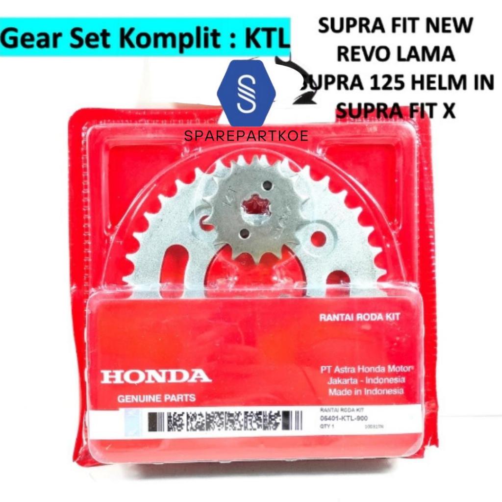 Jual Gear Set/Gear Paket Kharisma/Supra X 125/KPH/KTL | Shopee Indonesia