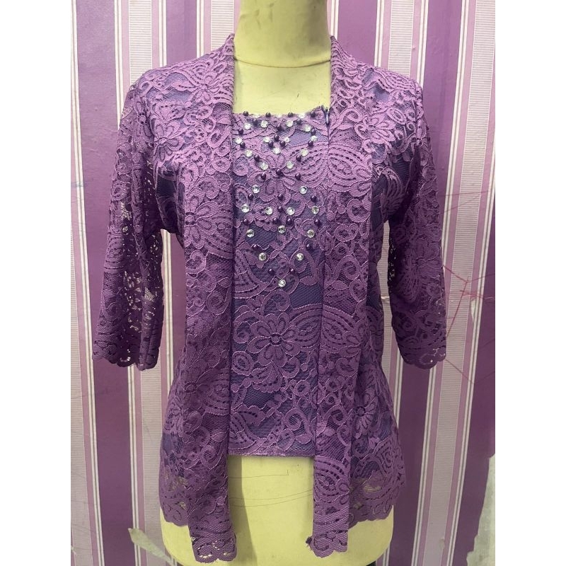 Jual kebaya borkat model kutu baru payet banyak yang modern | Shopee Indonesia