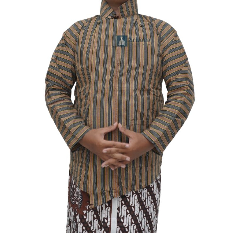 Jual Sujan Lurik Alusan KATUN FURING Premium - Warna KENCANA LAMI (Coklat, hitam, kuning emas ...