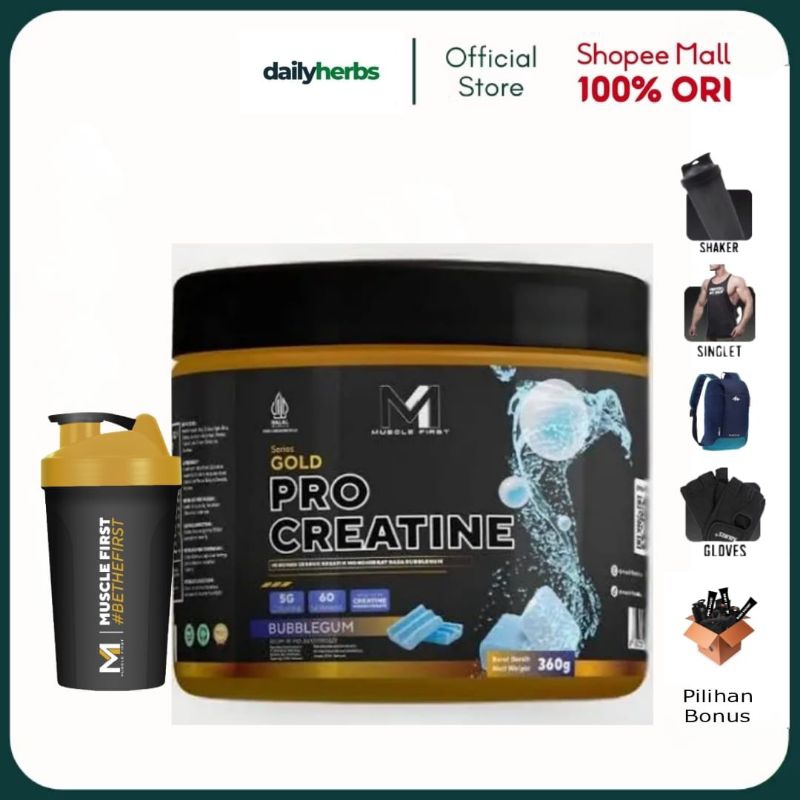 Jual Muscle First Pro Creatine 360 gram Creatine Monohydrate Supplement ...