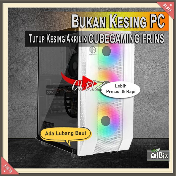 Jual Tutup Kesing Tutup Casing Cube Gaming Frins Akrilik Acrylic Side ...