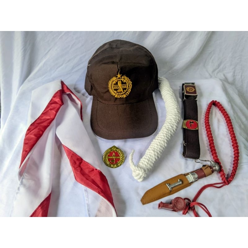 Jual Peralatan Atribut Pramuka | Perlengkapan Pramuka lengkap plus topi ...