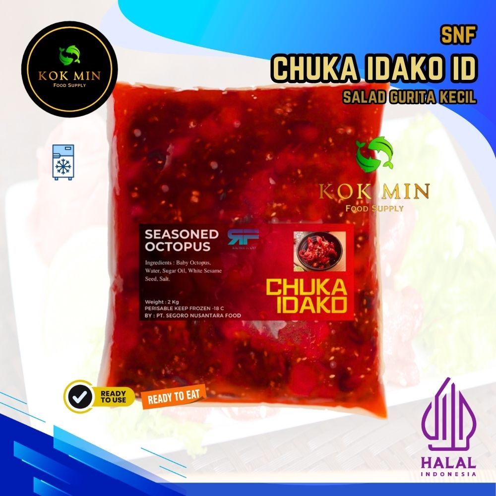 Jual Chuka Idako Halal / Salad Gurita Kecil / Baby Octopus Salad - 200 ...