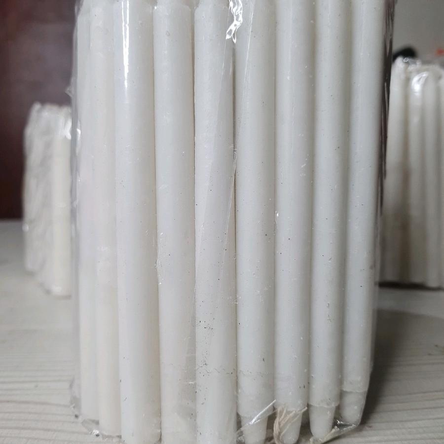 Jual LILIN PUTIH PILLAR BATANGAN 1 pack isi 16pcs | Shopee Indonesia