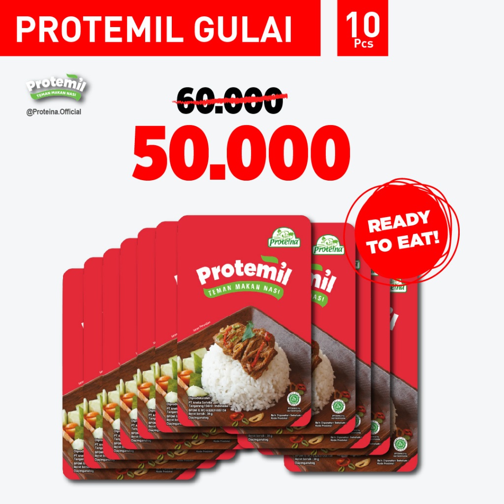 Jual Protemil Gulai 10pcs / Makanan Instan / Siap Makan | Shopee Indonesia