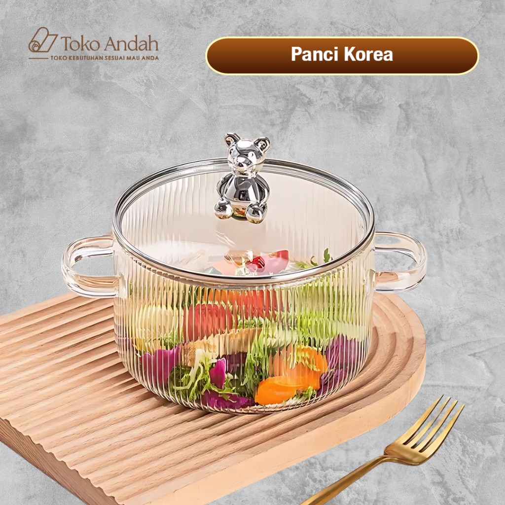 Jual Panci Soup Rebus Kaca Tebal Glass Cooking Soup Pot Transparan ...