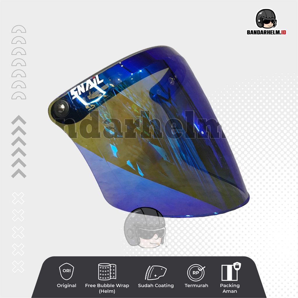 Jual FLAT VISOR BOGO VENOM MEREK SNAIL/ KACA DATAR UNTUK HELM BOGO KACA ...