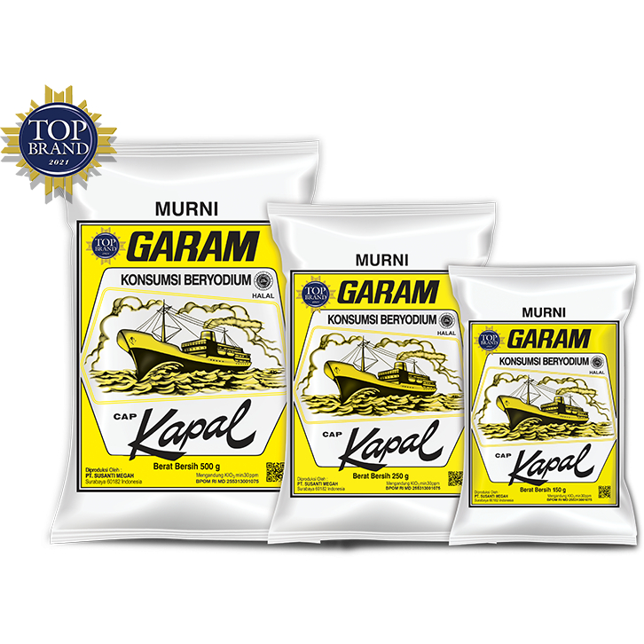 Jual Garam Dapur Merk Kapal Asli Top Brand JJ 023 | Shopee Indonesia