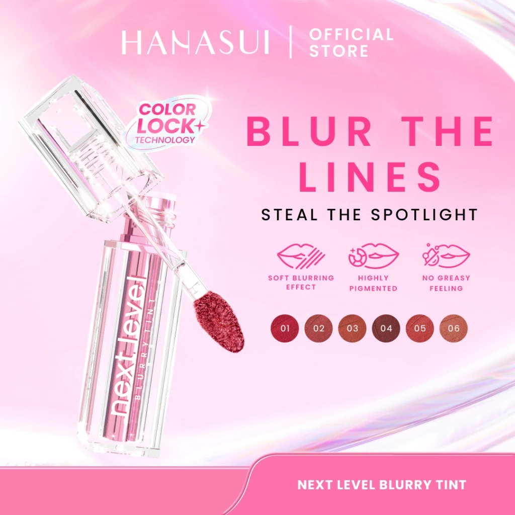 Jual MFI - Hanasui Next Level Blurry Tint - Lip Tint Watery To Blur Lightweight Tahan Lama ...
