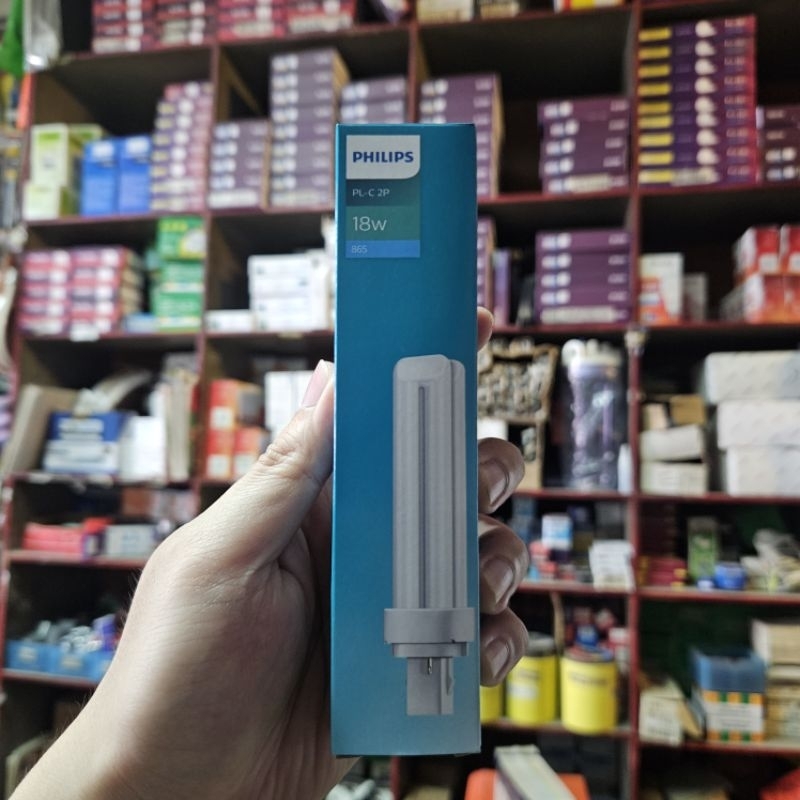 Jual LAMPU MODEL TUSUK MERK PHILIPS PL-C 2P DAYA 18 WATT CAHAYA PUTIH | Shopee Indonesia