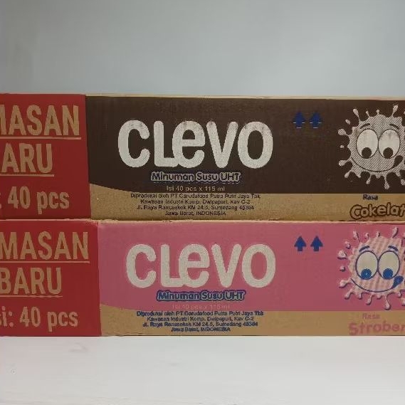 Jual SUSU CLEVO UHT 1 KARTON | Shopee Indonesia