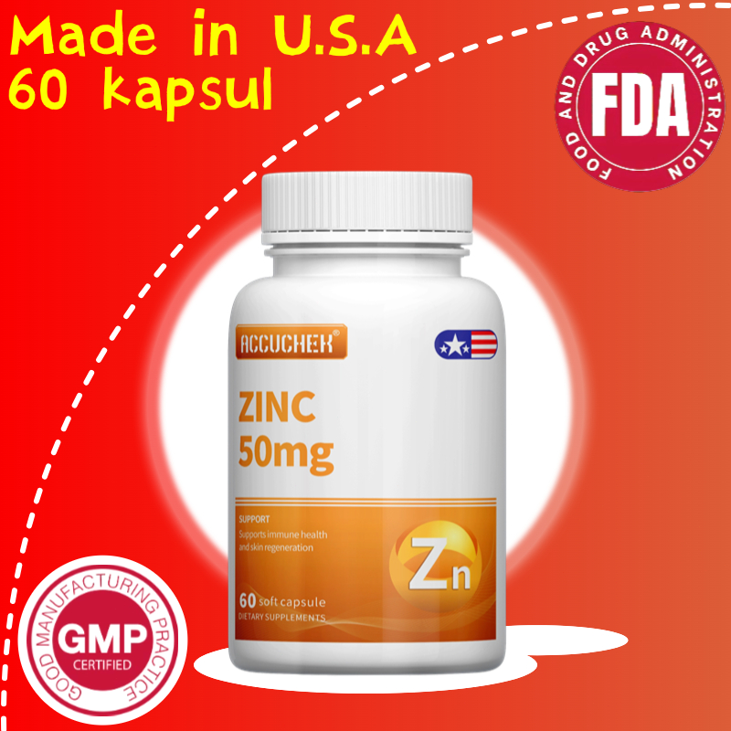 Jual Suplemen Zinc 50mg, meningkatkan fungsi otak, mendukung ...