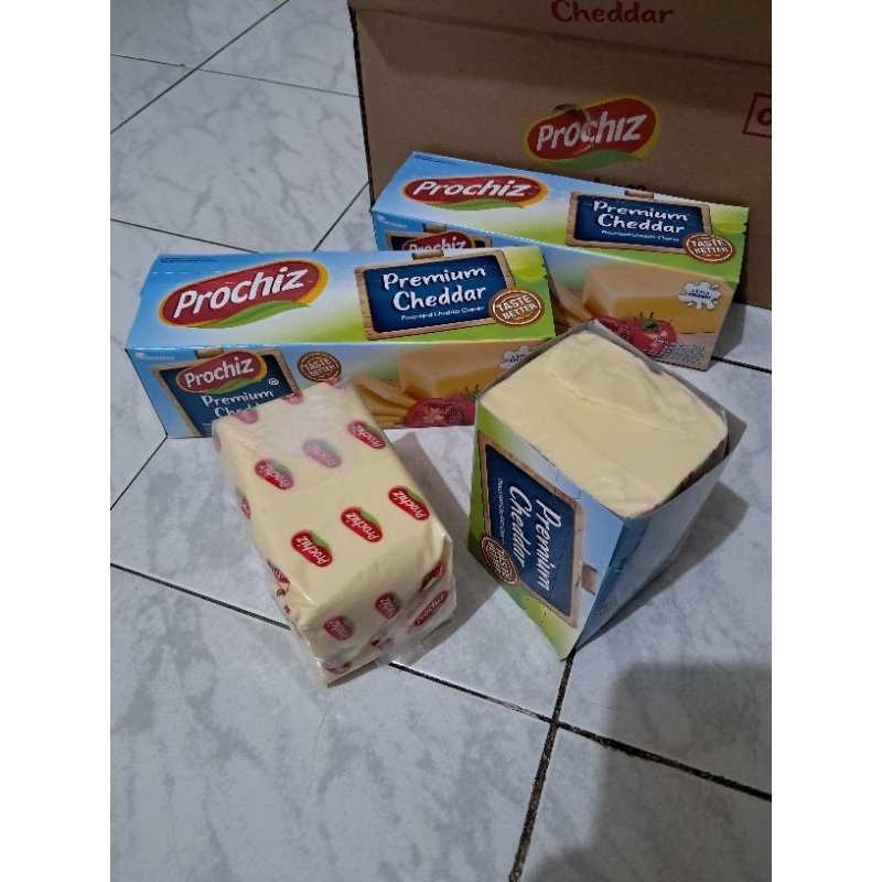 Jual Keju Prochiz Premium Cheddar Cheese Repack 1kg | Shopee Indonesia