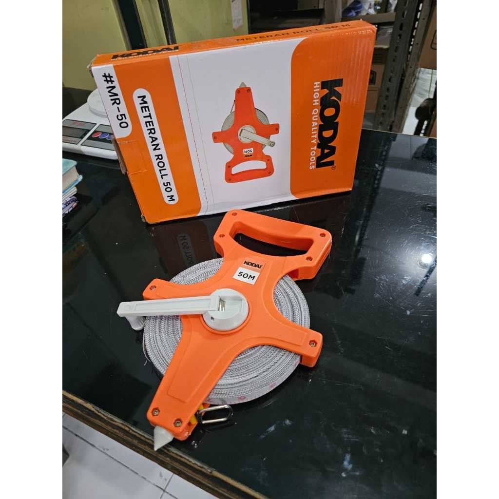 Jual Meteran Roll KODAI MR-50 Meteran Rol 50 meter 50m | Shopee Indonesia