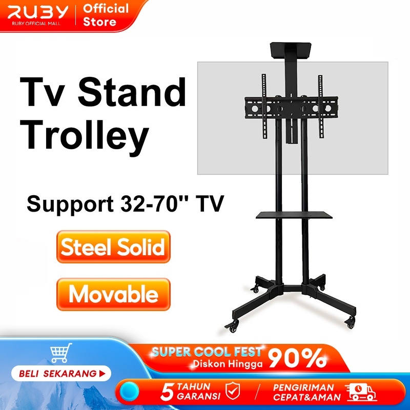 Jual TV Bracket Standing 32-70 Inch TV Berdiri Stand Universal Dapat ...