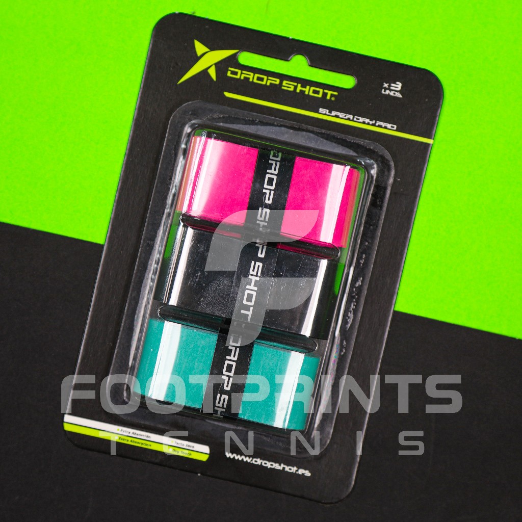 Jual Grip Padel Dropshot Super Dry Overgrip isi 3 Racket Padel Grips ...