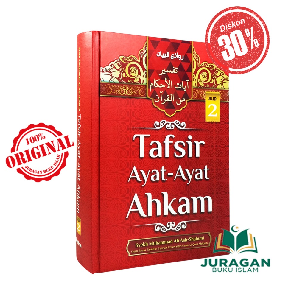 Jual ORIGINAL BUKU Tafsir Ayat-Ayat Ahkam Jilid 2 - Ali Ash Shabuni ...
