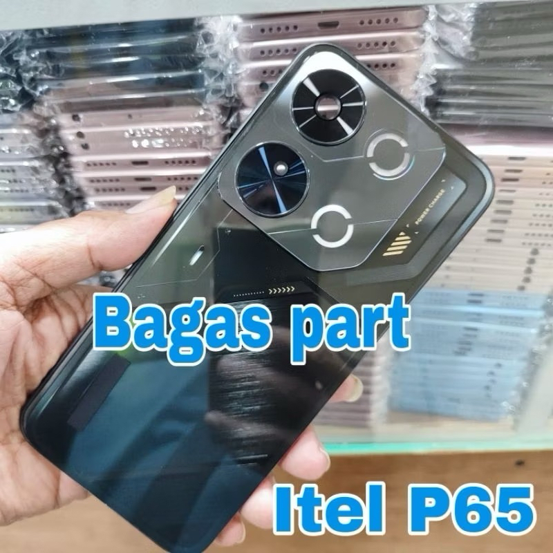 Jual Casing Housing Kesing Itel P65 Backdoor + Bezzel Ring Kaca Kamera ...