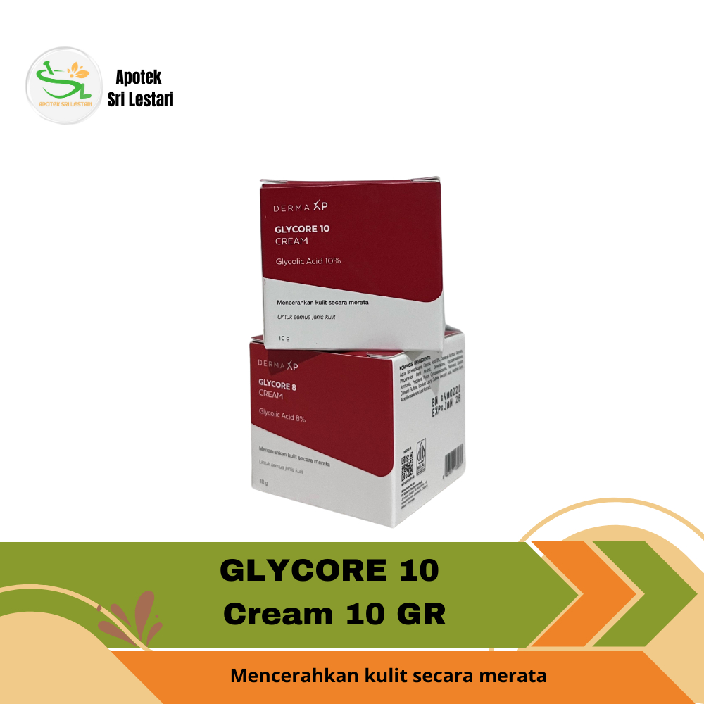 Jual GLYCORE 10 CREAM DERMA XP 10 GRAM | Shopee Indonesia