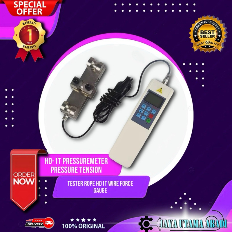 Jual HD-1T Pressuremeter Pressure Tension Tester Rope HD1T Wire Force ...