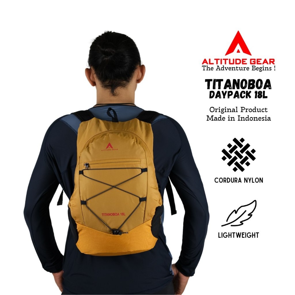 Jual Altitude Gear Titanoboa 18L Tas Summit Ransel Lipat Multifungsi Portable Ultralight ...