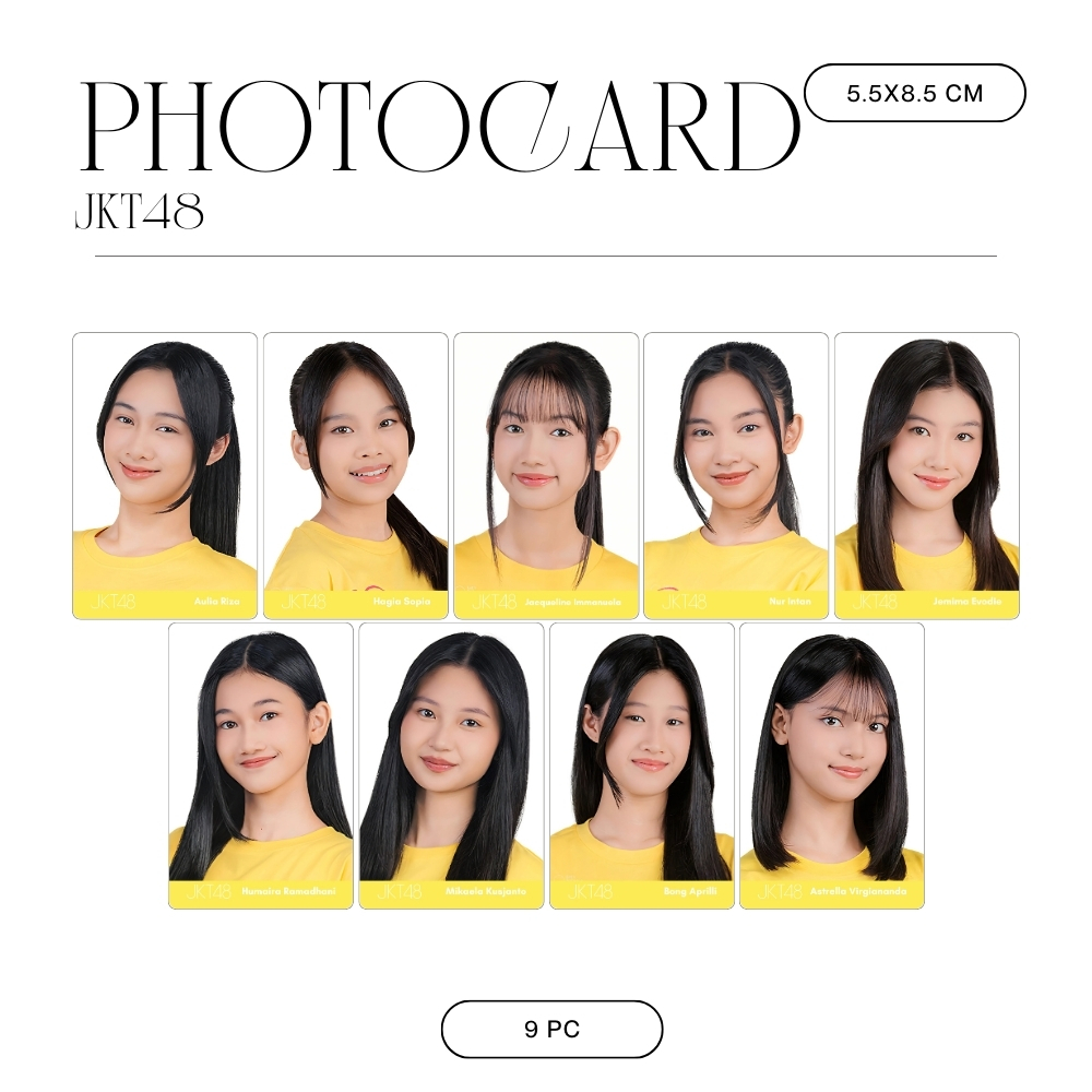 Jual PHOTOCARD JKT48 TRAINEE GEN 11 12 & 13 (HARGA 17 PCS + LAMINASI 2 SISI) JPOP CARDS IDOL ...