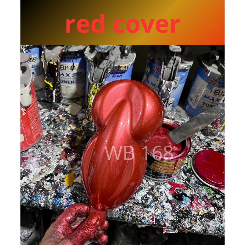 Jual Cat red cover pu/cat merah metalik bahan PU 250ml | Shopee Indonesia