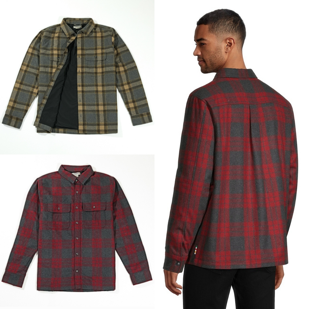Jual Men's Check Moleskin Shacket - Jaket Kemeja Flanel Pria Tebal ...