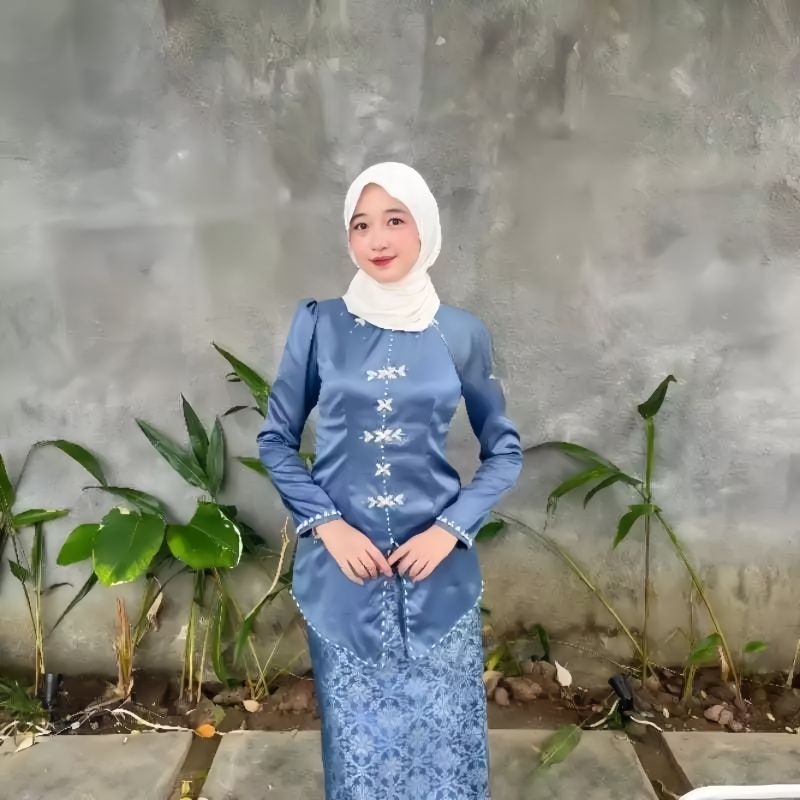 Jual Alana One Set Baju Kurung Melayu Rok Songket Modern Premium ...