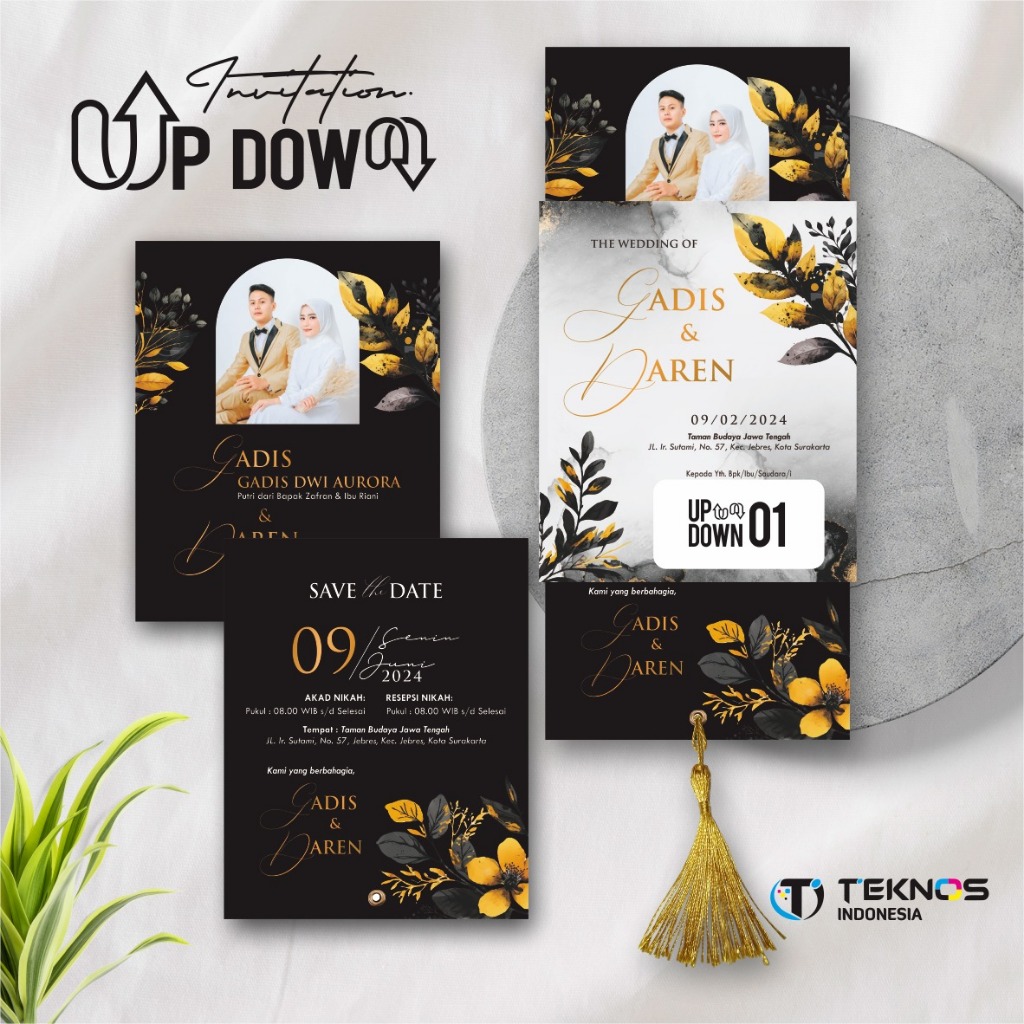 Jual CETAK UNDANGAN PERNIKAHAN AESTHETIC - UNDANGAN NIKAH CUSTOM UNIK ...