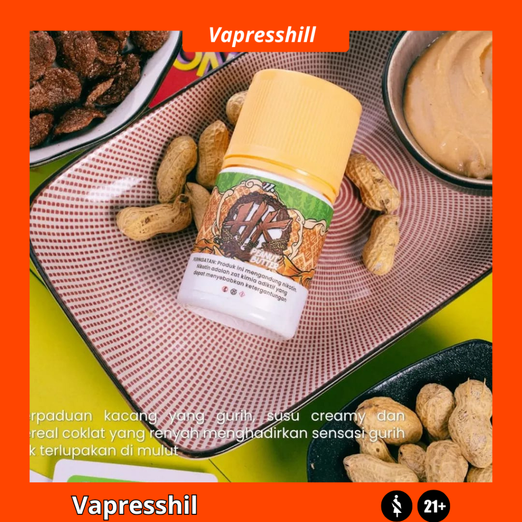 Jual HAPPY KRUNCH CEREAL PEANUT BUTTER 60ML FREEBASE HK 100% ORIGINAL ...
