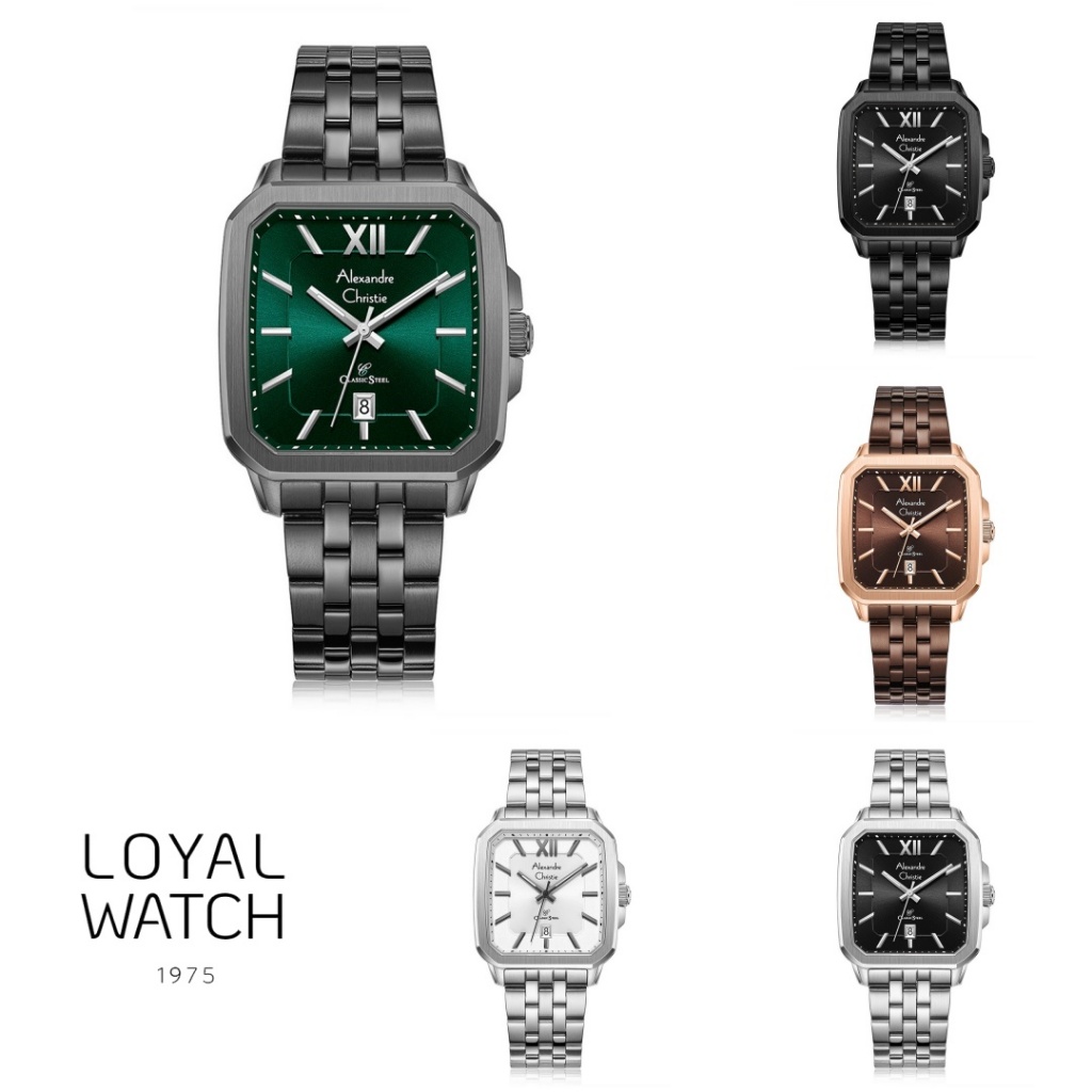 Jual Loyal Watch 1975 - Jam Tangan Alexandre Christie Classic Steel ...