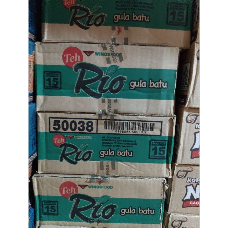 Jual Teh Rio gula batu 1 karton isi 24 cup | Shopee Indonesia