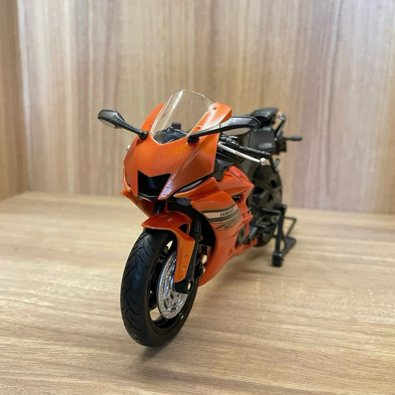 Jual diecast miniatur motor yamaha R6 new skala 1/12 | Shopee Indonesia